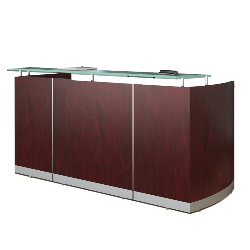 Single Person Reception Desk - Catania Modern Reception Table
