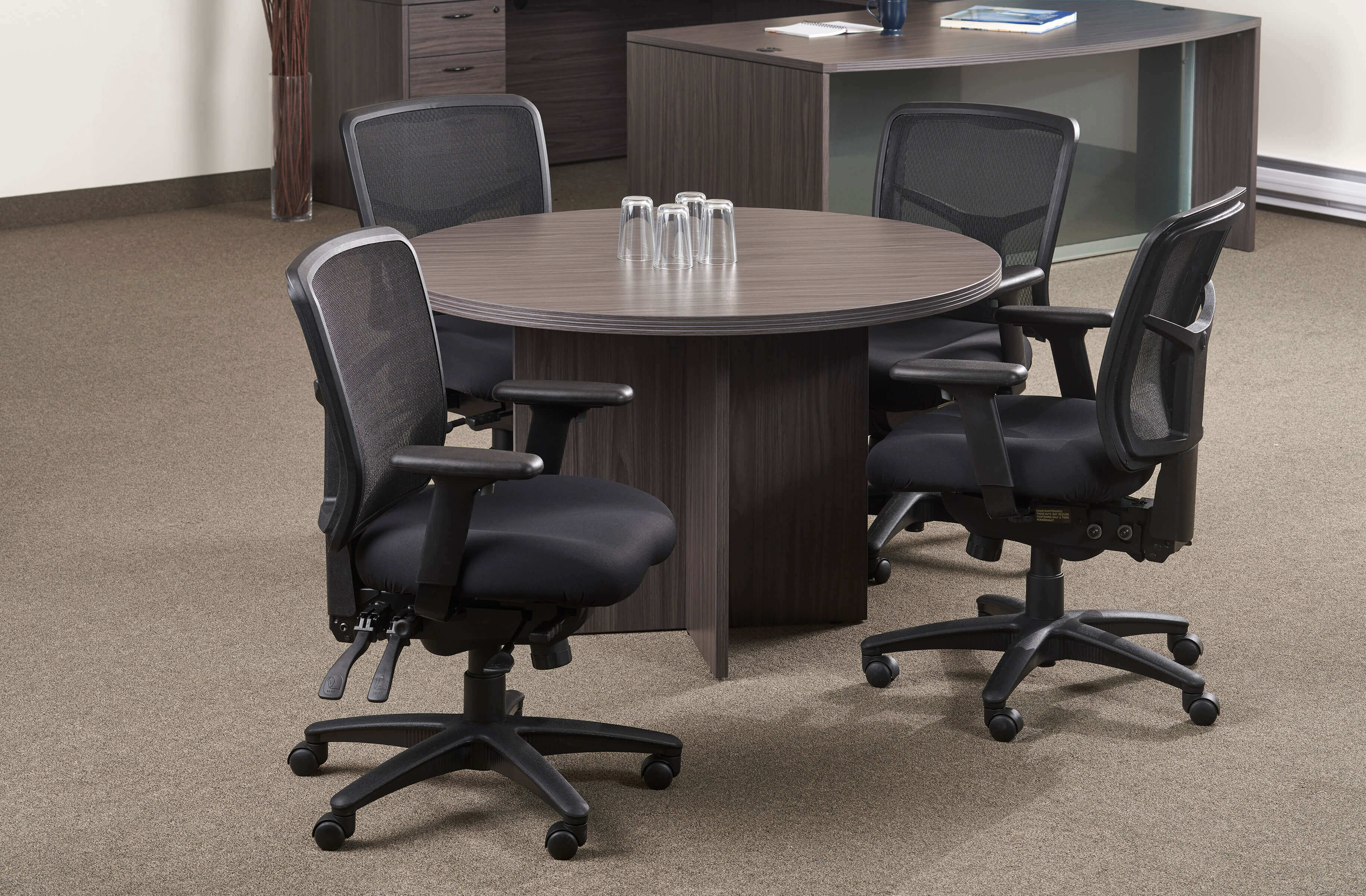 Meeting Table - Contemporary Round Table Novato