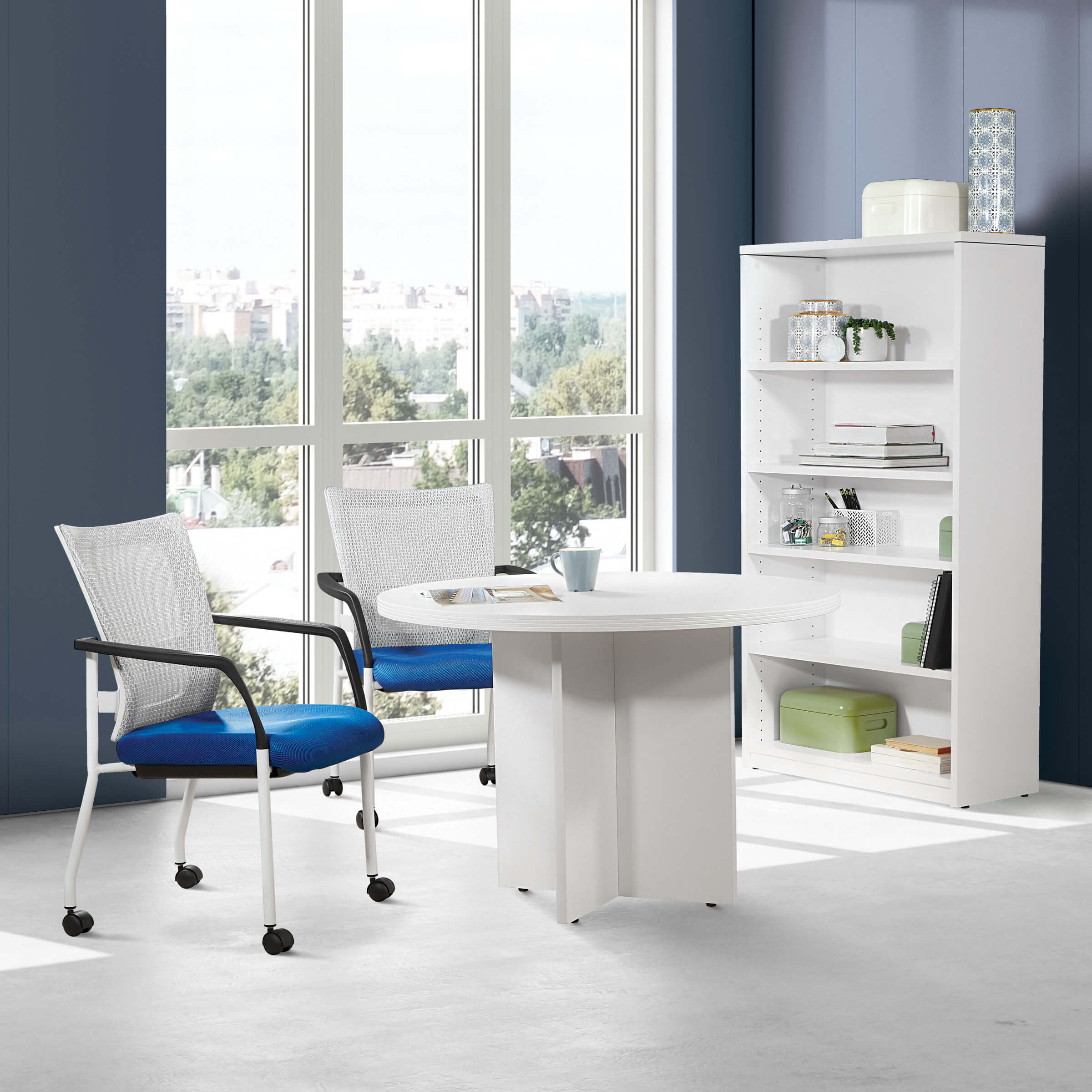 Meeting Table - Contemporary Round Table Novato