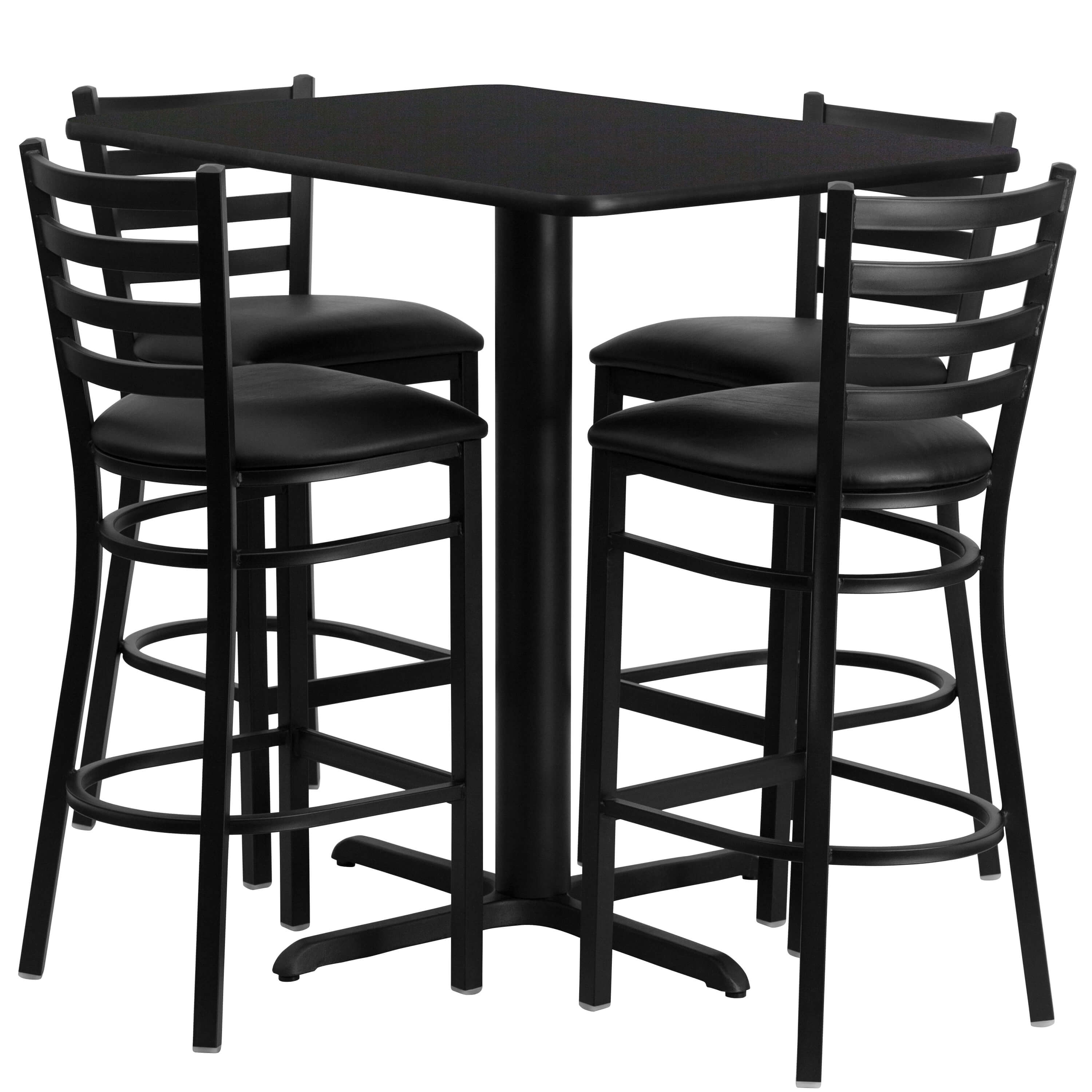 High Top Table Set Benedict 24inch Cafe Table Set