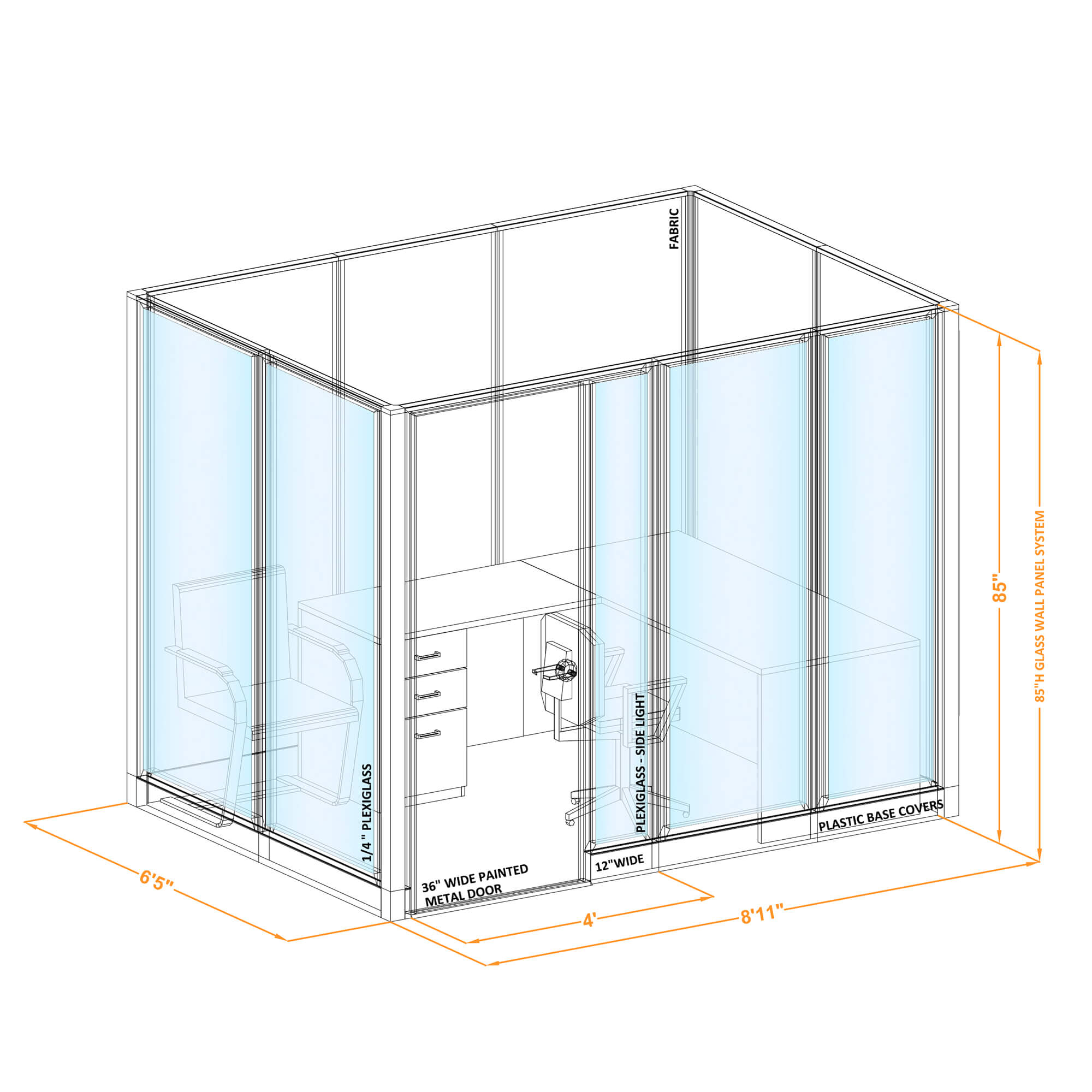Office Walls System Series 7 - Modular Wall System O7 Office Walls System Series 7 - Modular Wall System O7