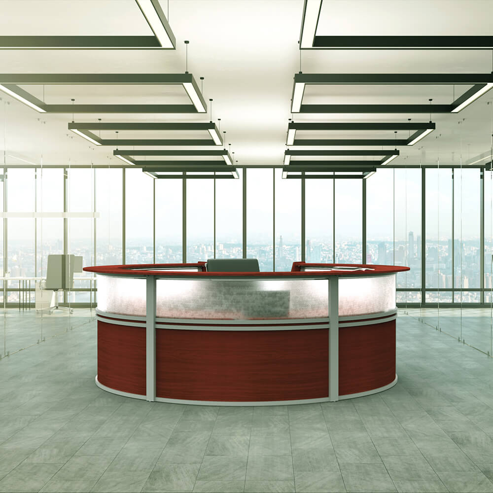 Curved Reception Desk - Circle Reception Desk