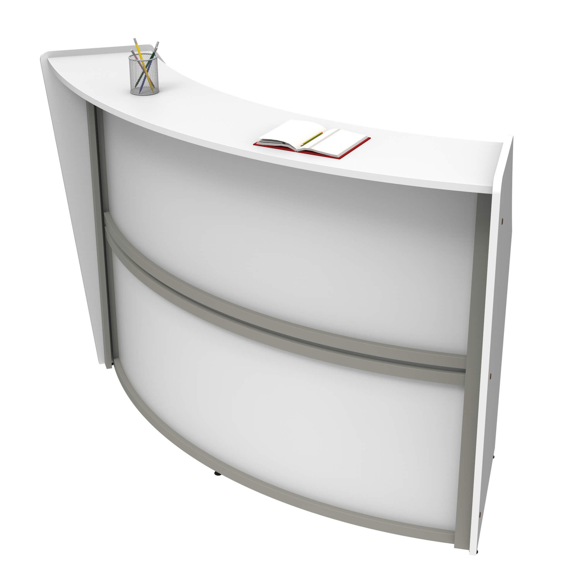 Small Reception Desks - Curved Reception Desk