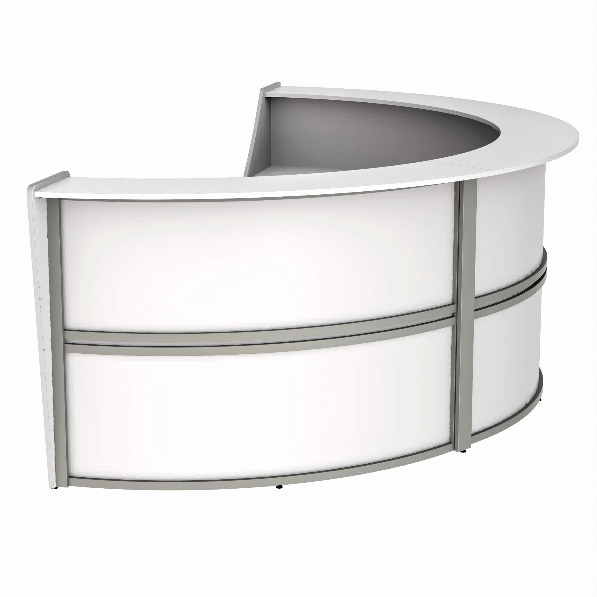 Curved Reception Desk - Semi Circular Reception Desk