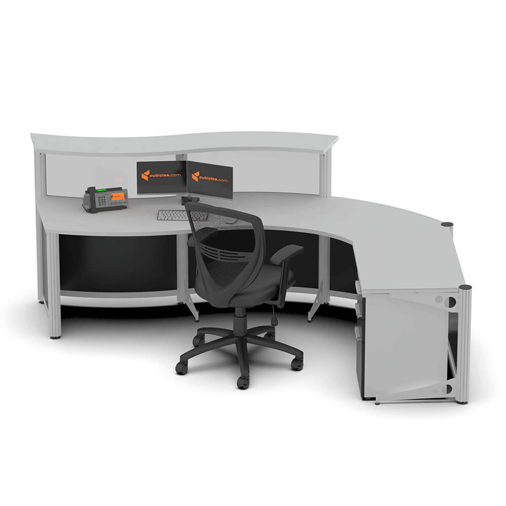 Curved Reception Desk - ArcWave Curved Reception Desk