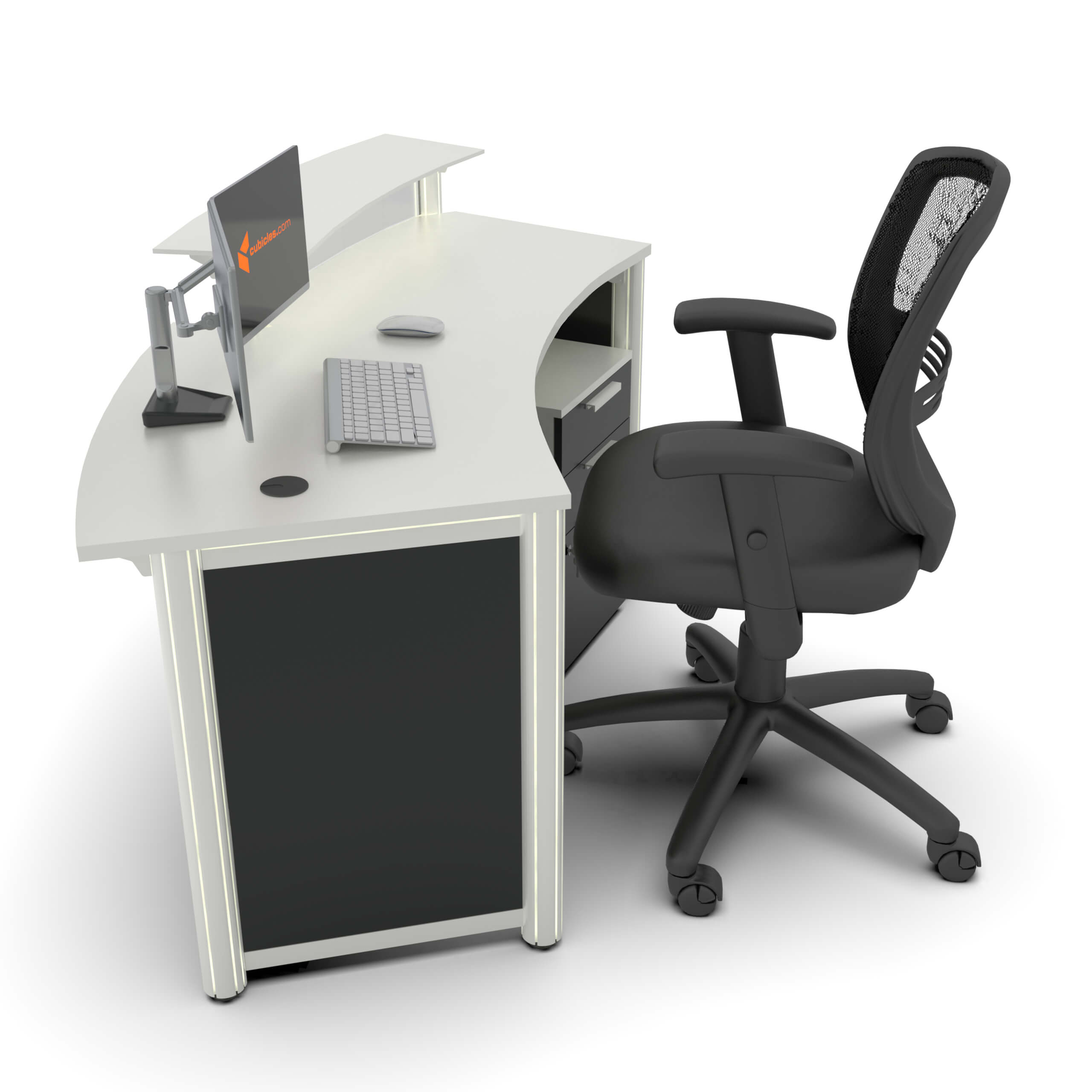 ADA Compliant Reception Desks - TinyArc Small Reception Desk