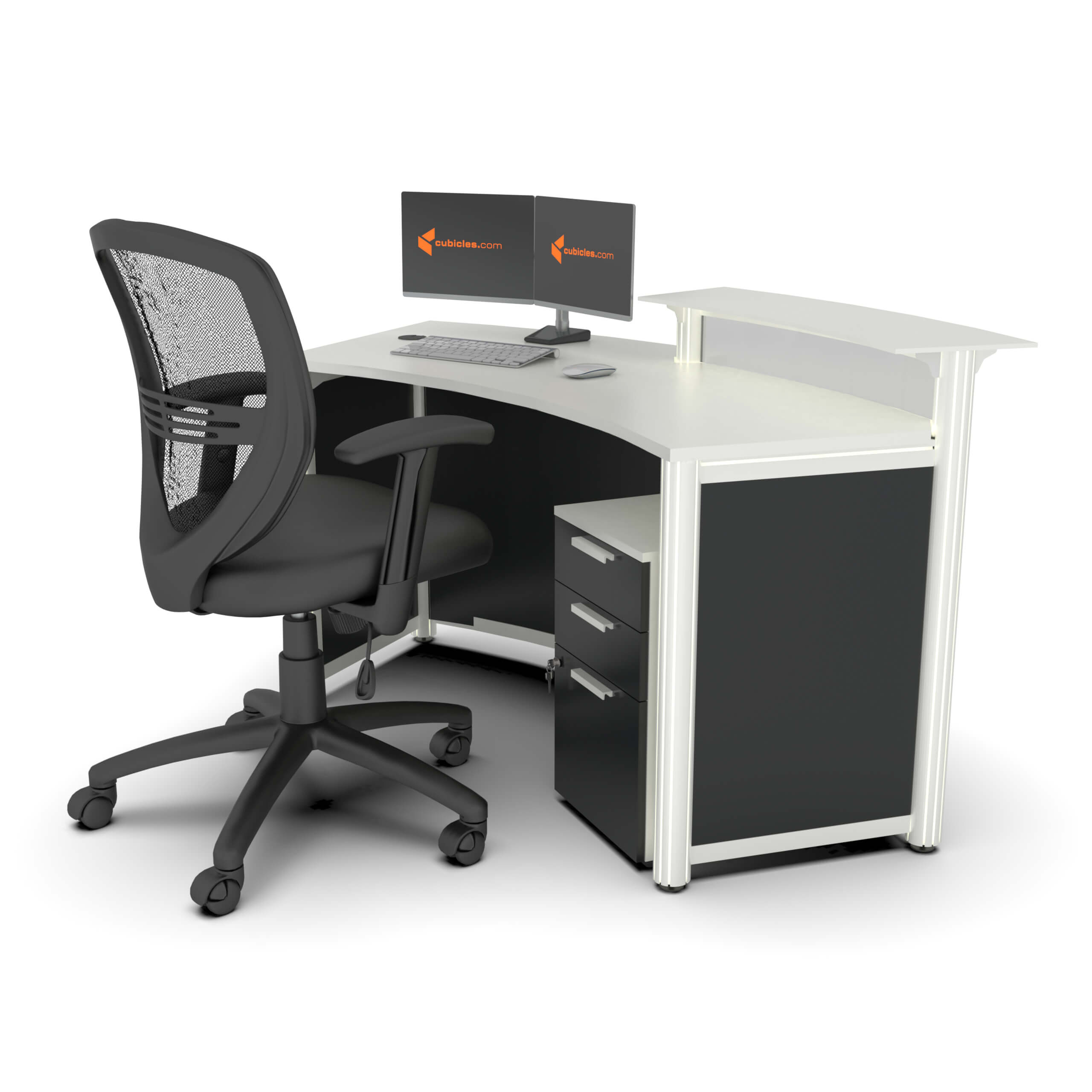 ADA Compliant Reception Desks - TinyArc Small Reception Desk