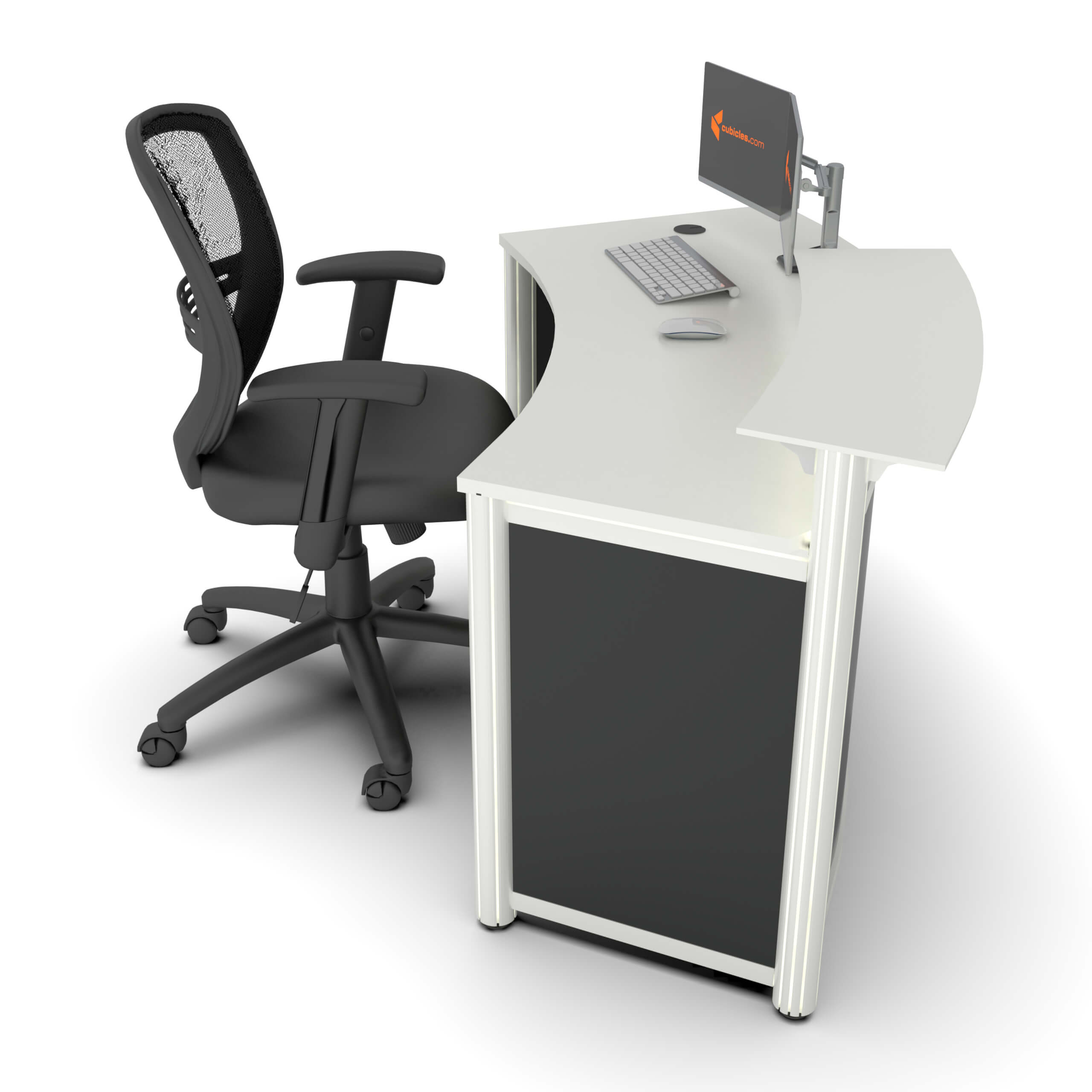 ADA Compliant Reception Desks - TinyArc Small Reception Desk