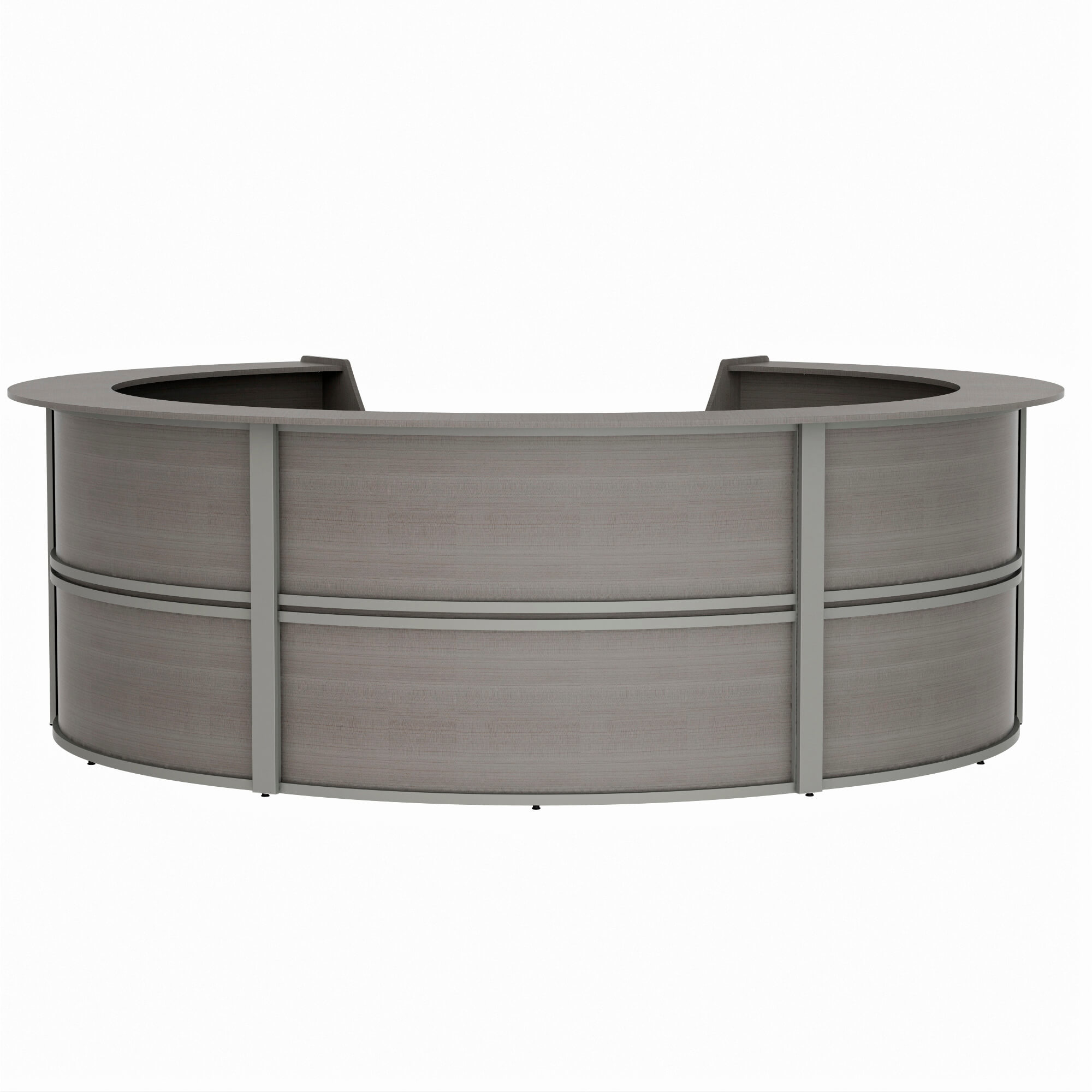 Curved Reception Desk - Round Reception Desk