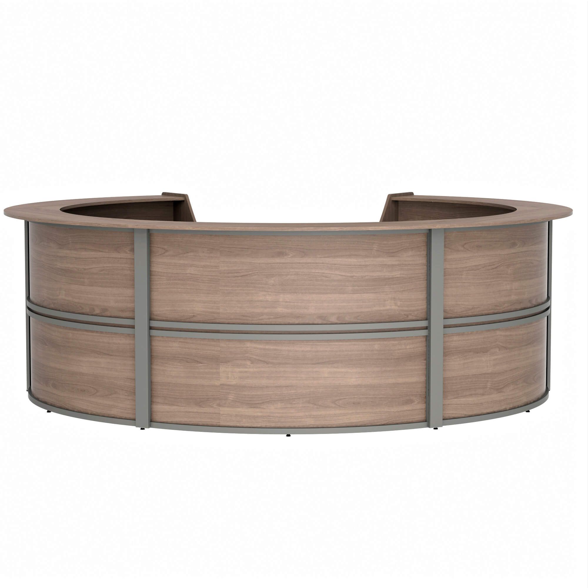 Curved Reception Desk - Round Reception Desk