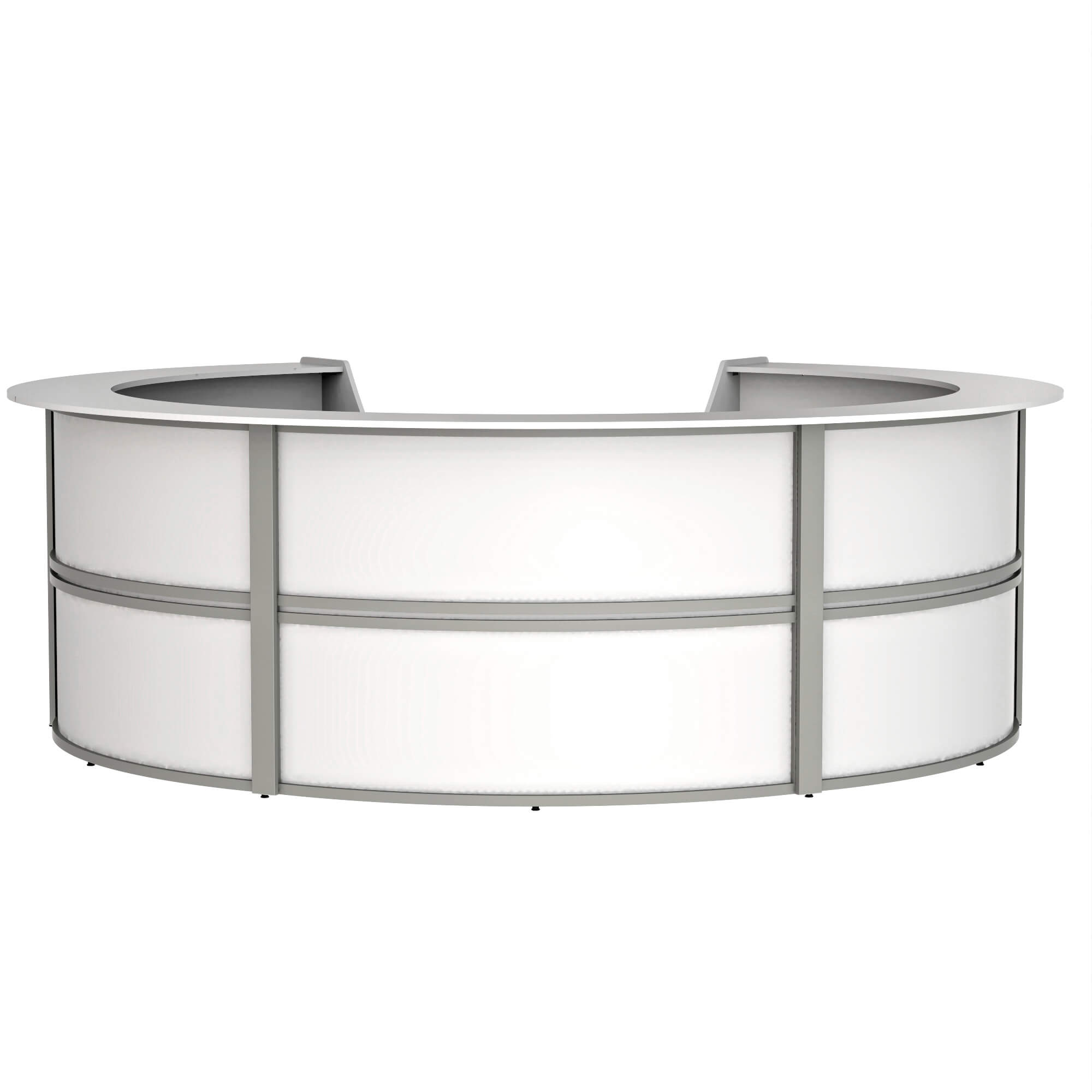 Curved Reception Desk - Round Reception Desk