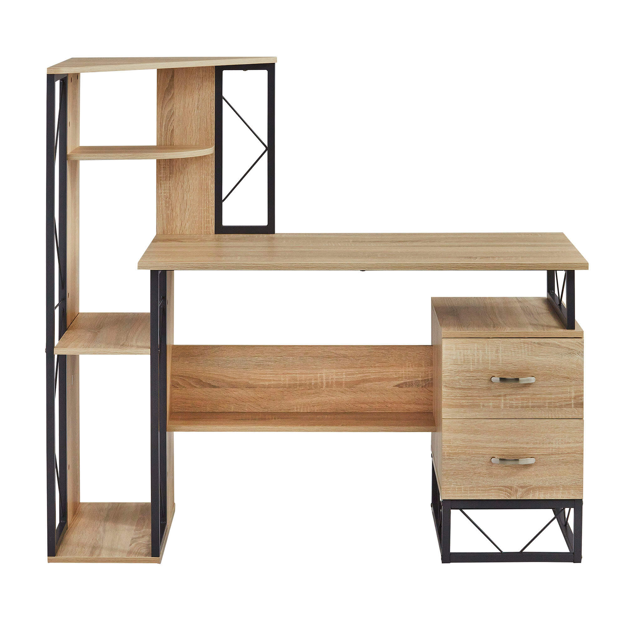 Home Office HO1 Small Home Office Desk With Drawers 53W X 22D home-office-ho1-small-home-office-desk-with-drawers-53w-x-22d