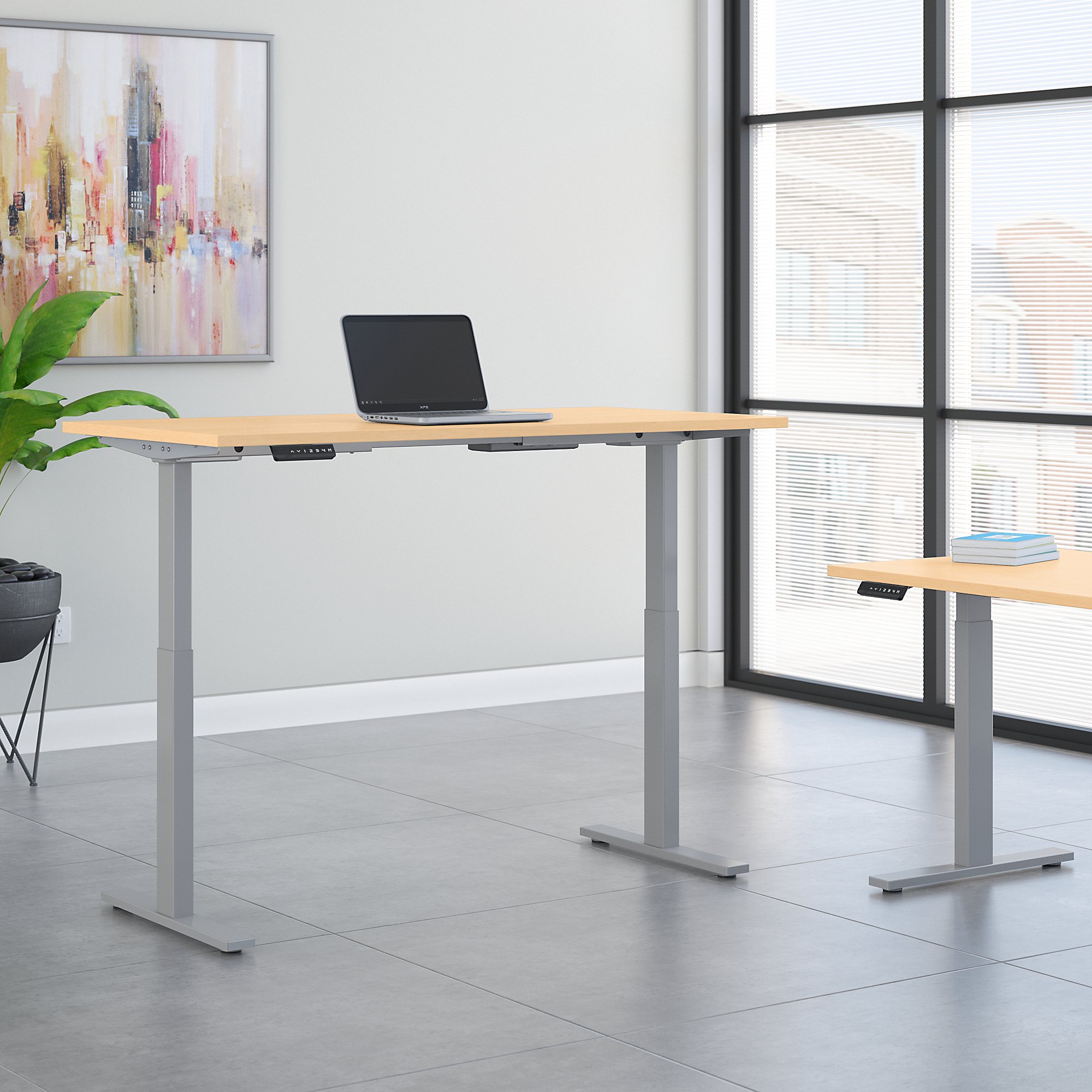 Electric Sit Stand Desk - Sit And Stand Computer Desk 60W x 30D