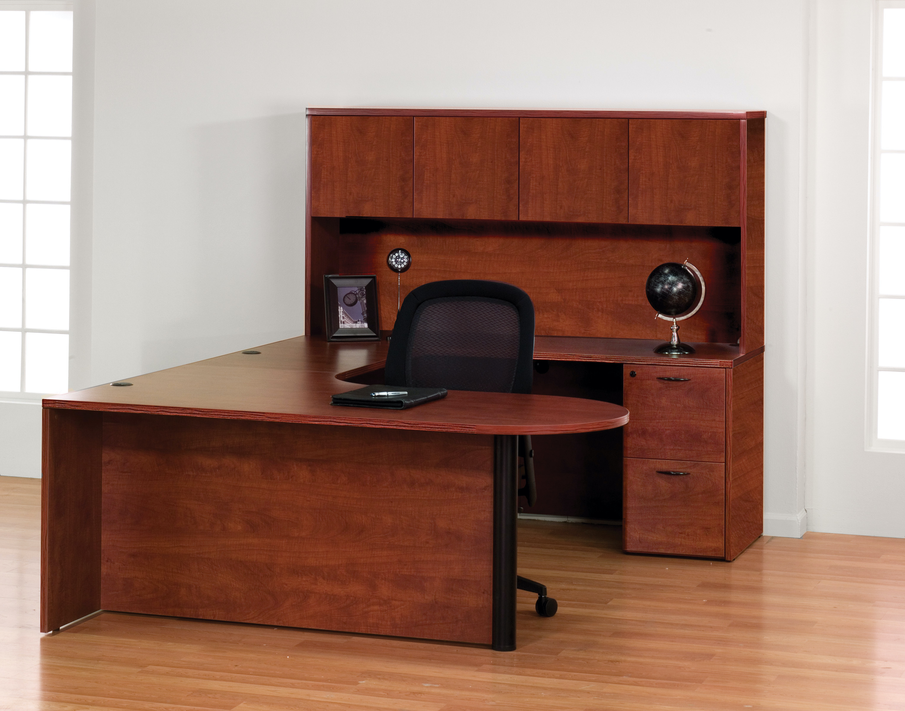 U Shaped Desk With Hutch - Modern U Shaped Desk with Hutch Novato 71W x ...