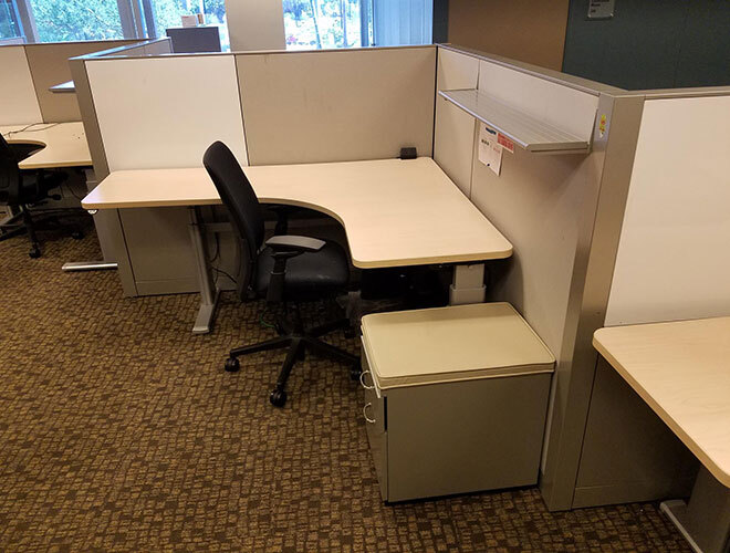 Used Office Cubicles Medium Panels - Steelcase Answer 6x6 Preowned ...