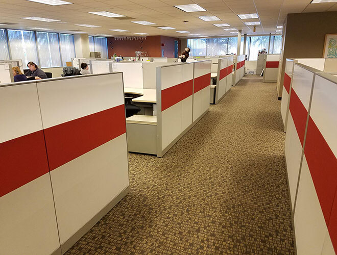 Used Office Cubicles Medium Panels - Steelcase Answer 6x6 Preowned ...