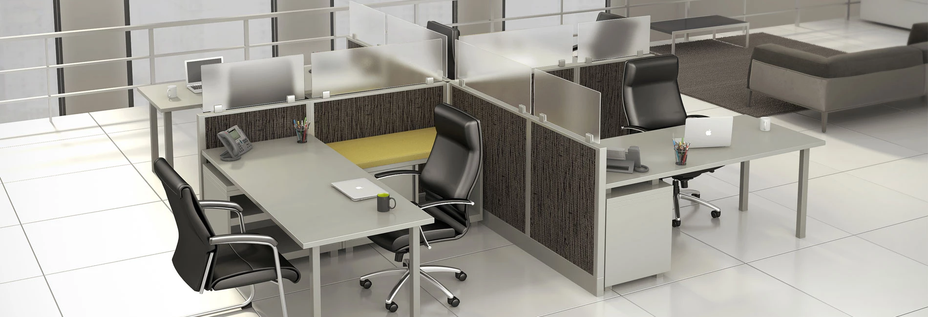 O2™ Corporate Office Furniture - Small Cubicles | Medium Size Cubicles ...