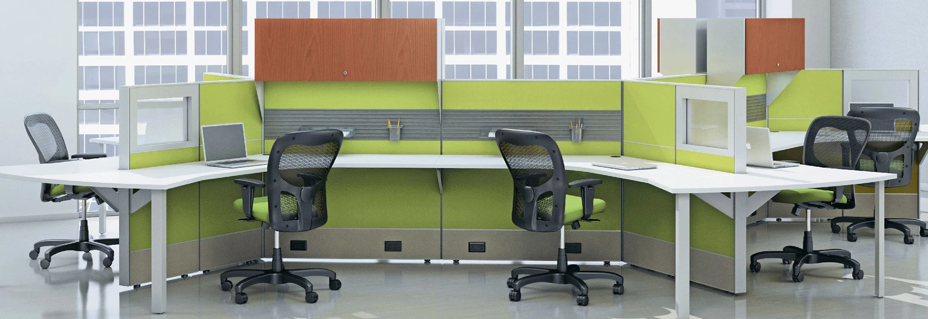 AIS Matrix Cubicle Systems - 4x2 Cubicle Workstations | 5x5 Cubicle ...