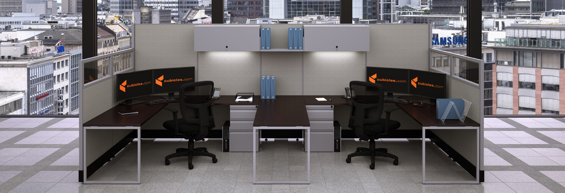 O2 NOW™ Modular Office Furniture - Modular Furniture 39H Powered ...