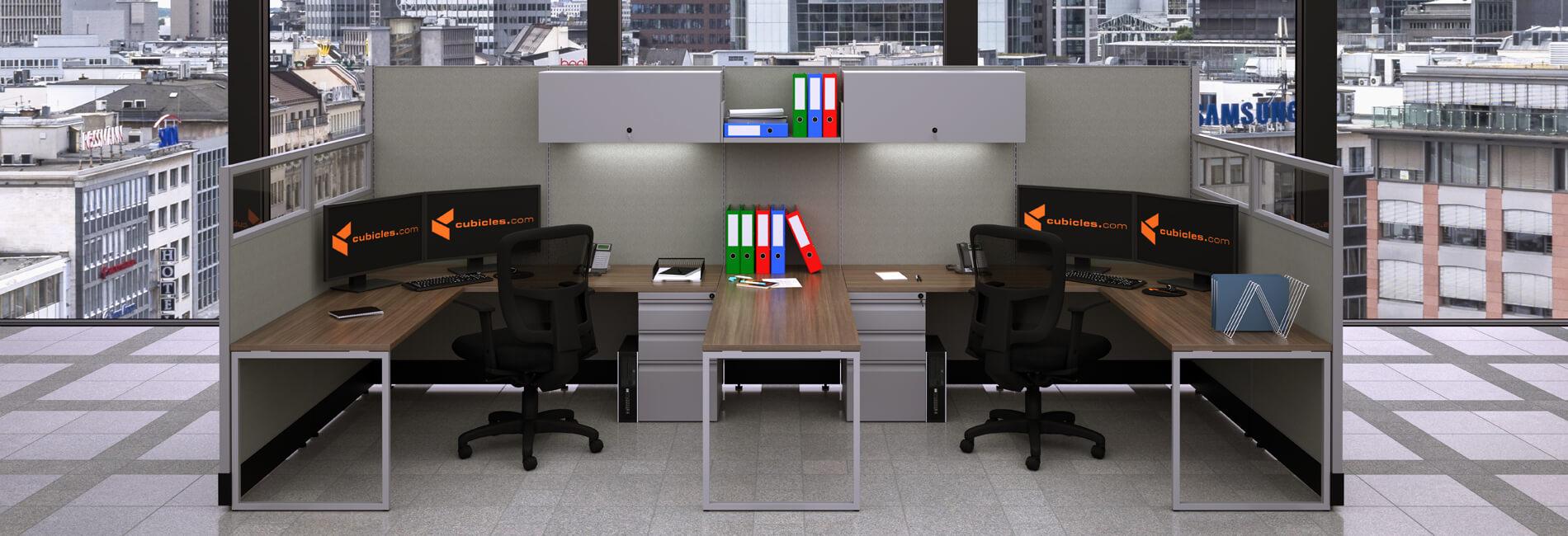 O2 NOW™ Modular Office Furniture - Modular Furniture 39H Powered ...