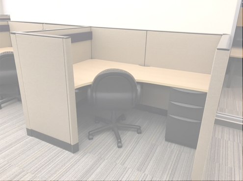 Used Haworth Premise 6x4 - Low Panels - Used Cubicles