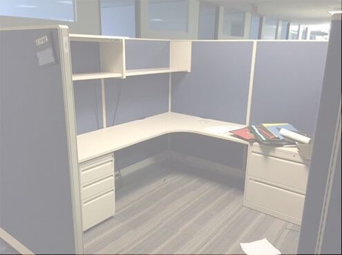 Used Haworth Unigroup 8x8 - Tall Panels - Used Cubicles