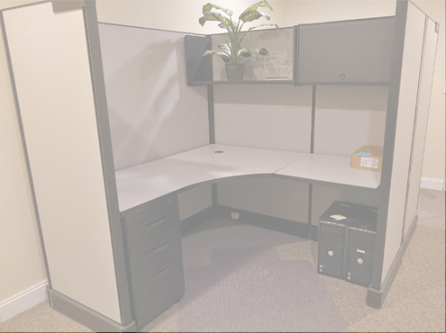 Used Herman Miller AO2 5x5 - Tall Panels - Used Cubicles
