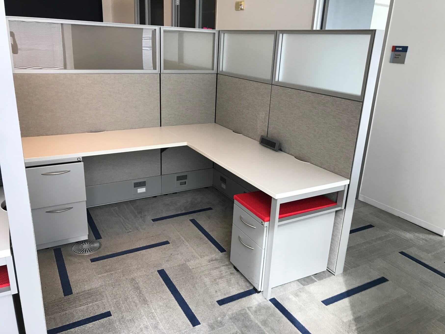 Used Haworth Compose 6x6 - Tall Panels - Used Cubicles