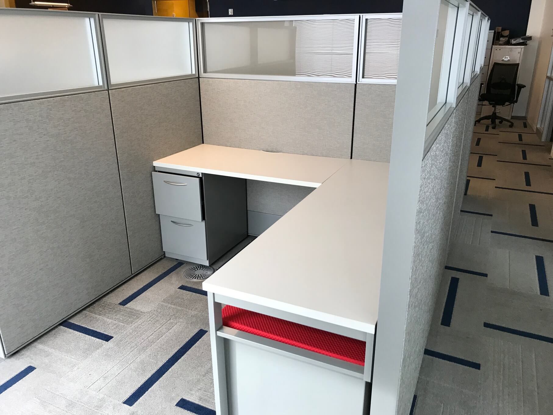 Used Haworth Compose 6x6 - Tall Panels - Used Cubicles