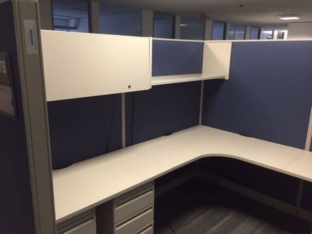 Used Haworth Unigroup 8x8 - Tall Panels - Used Cubicles