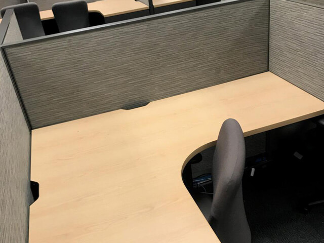 Used Haworth Unigroup Too 5x4 - Low Panels - Used Cubicles