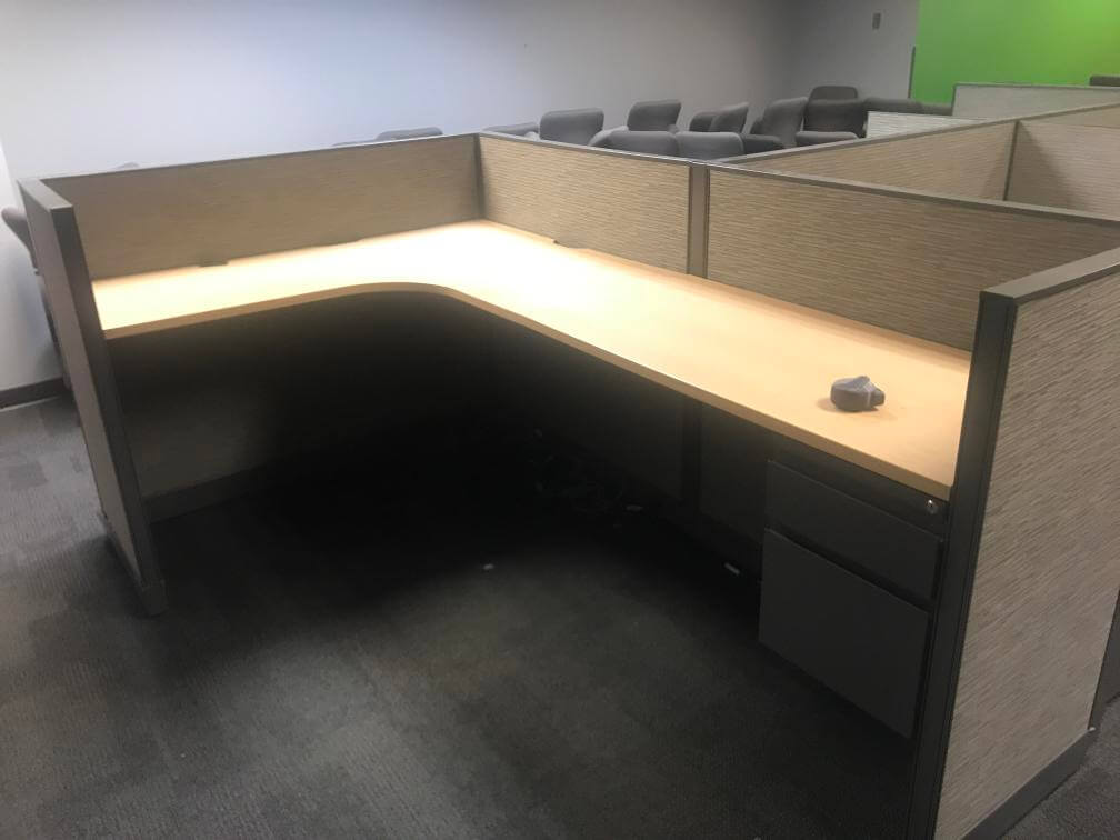 Used Haworth Unigroup Too 5x4 - Low Panels - Used Cubicles