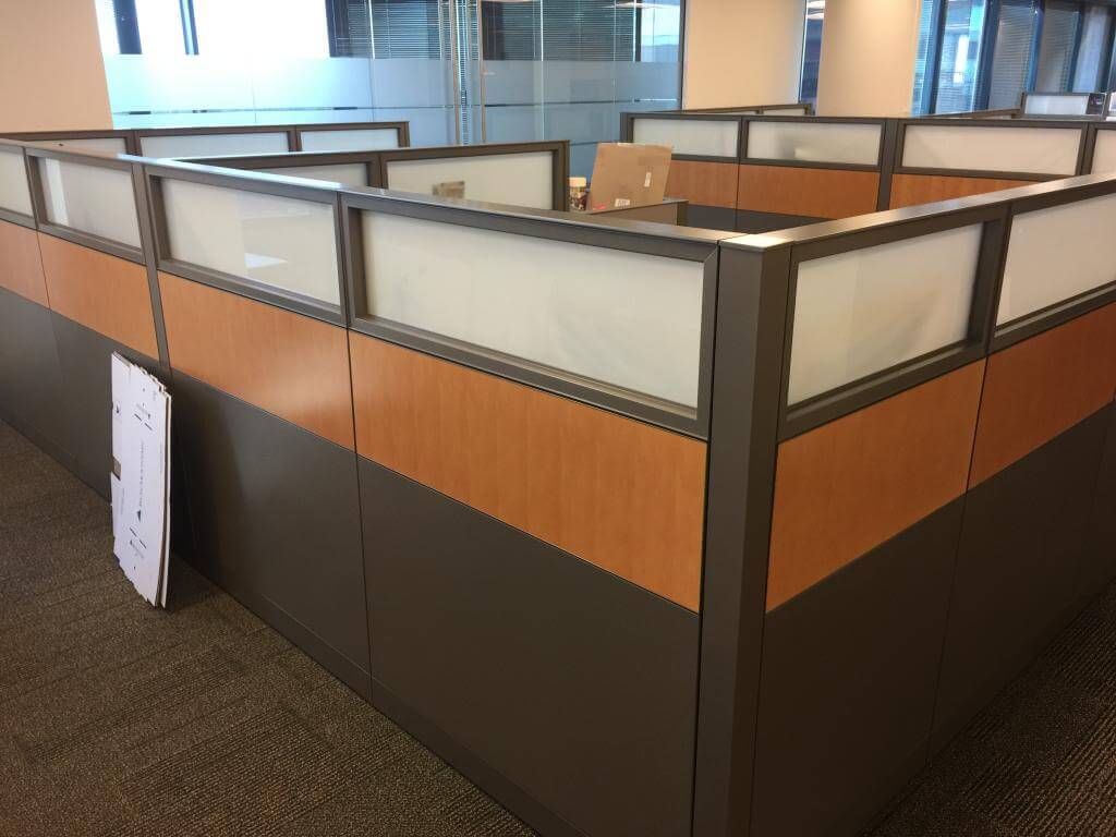 Used Steelcase Answer Cubicles - Medium Panels - Used Cubicles