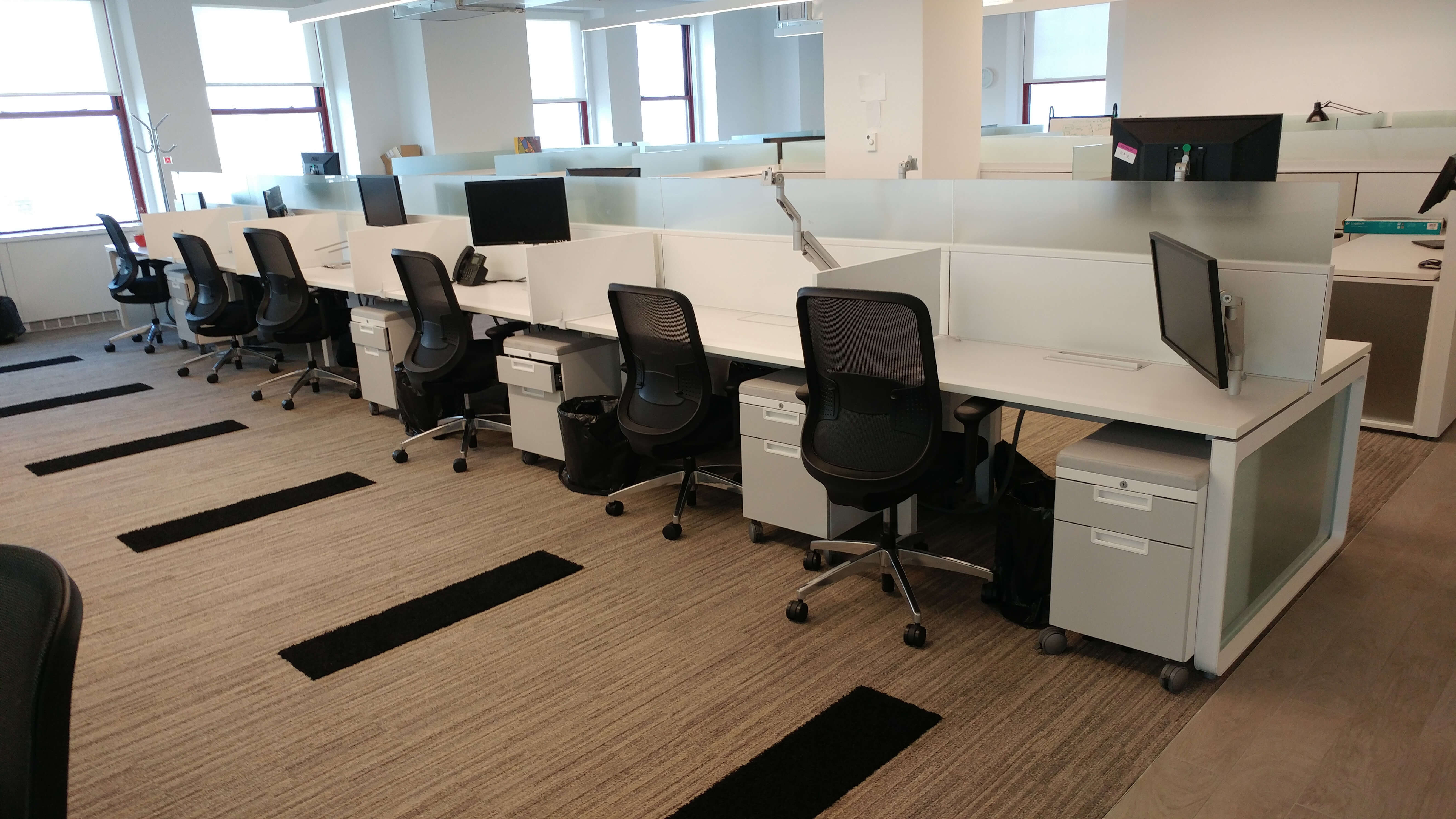 Used Teknion Expansion 5x2 - Low Panels - Used Cubicles